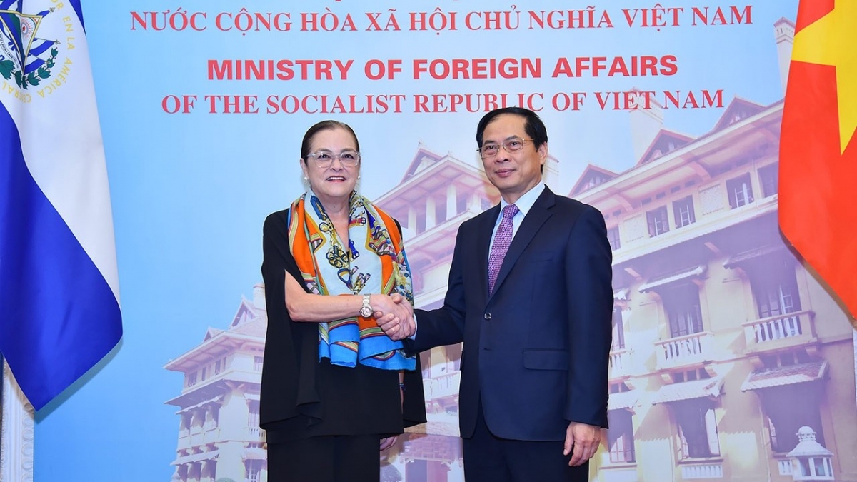 FM Bui Thanh Son welcomes El Salvador"s Foreign Minister in Hanoi