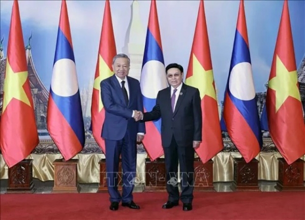 President To Lam, Lao NA Chairman Saysomphone Phomvihane reaffirme ...