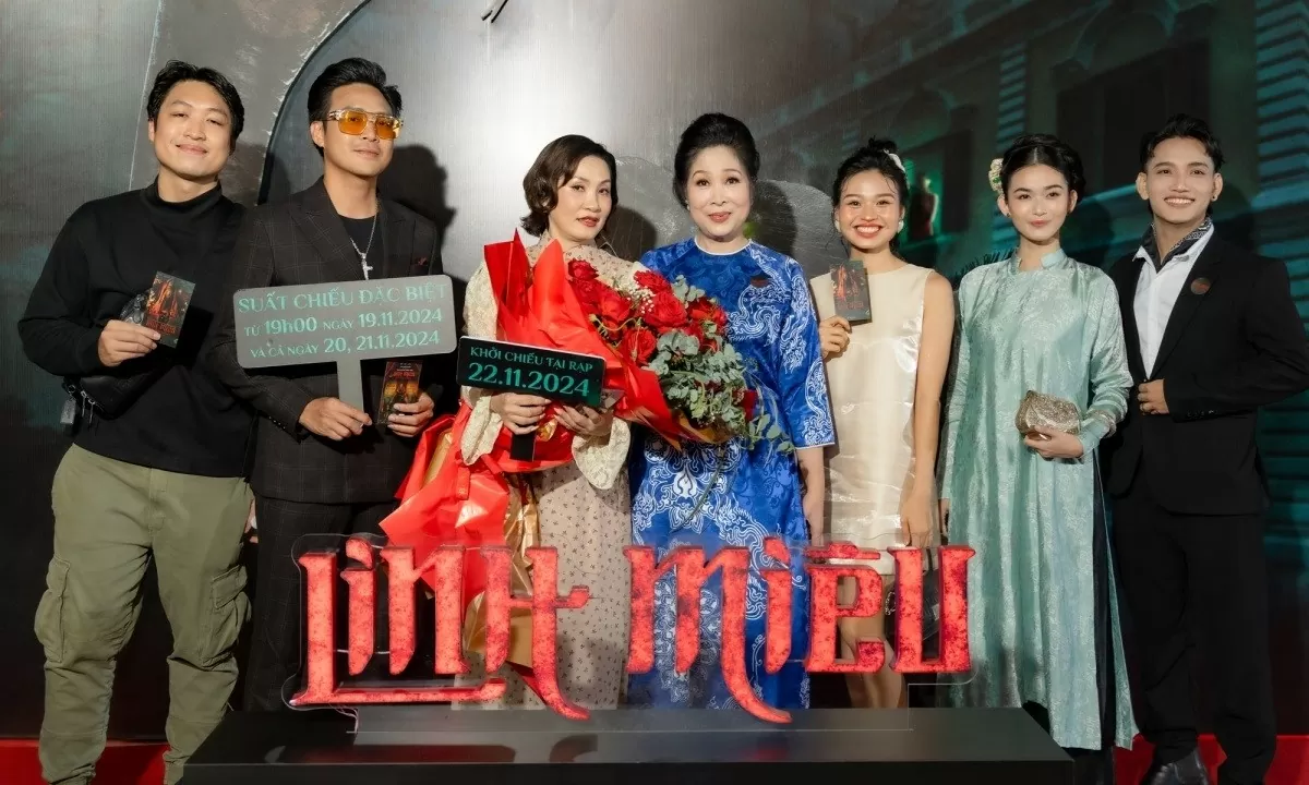 Dàn người đẹp, nghệ sĩ chúc mừng Hoa hậu Thùy Tiên và đoàn phim "Linh miêu: Quỷ nhập tràng"