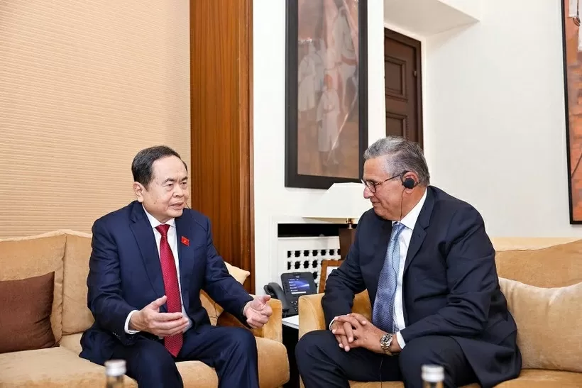Moroccan Prime Minister Aziz Akhannouch welcomes NA Chairman Tran Thanh ...